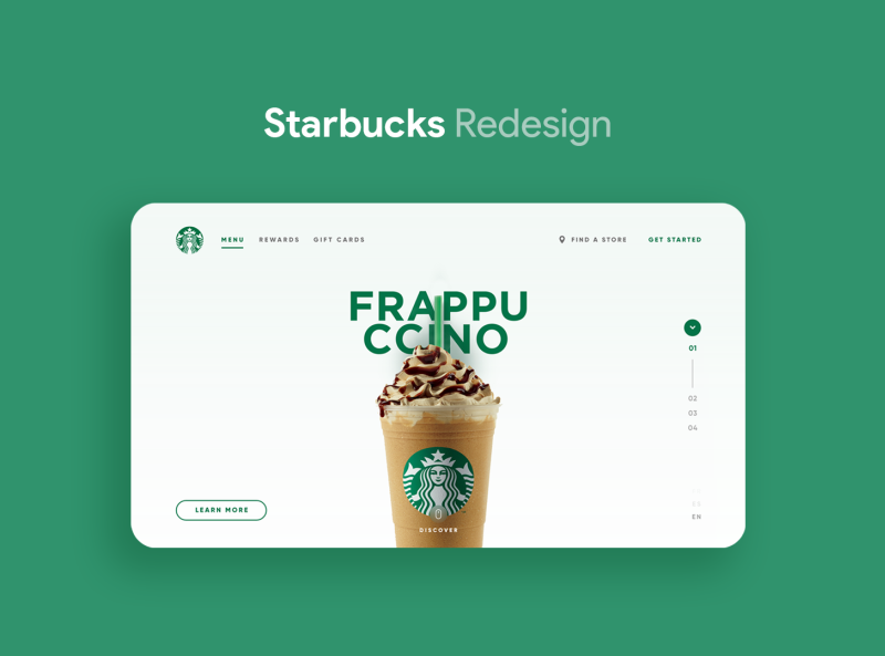 Starbucks - UI/UX Redesign by Moises Solorzano on Dribbble