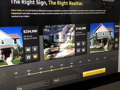 Realty Header by Chad Casper on Dribbble