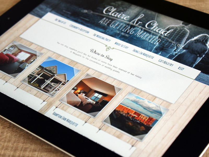 Wedsite by Chad Casper on Dribbble
