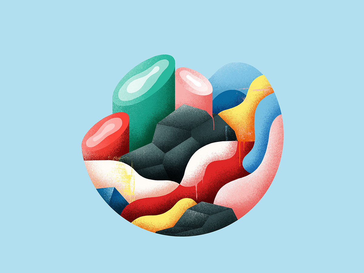 Circle mess no.2 by Mathieu Clauss on Dribbble
