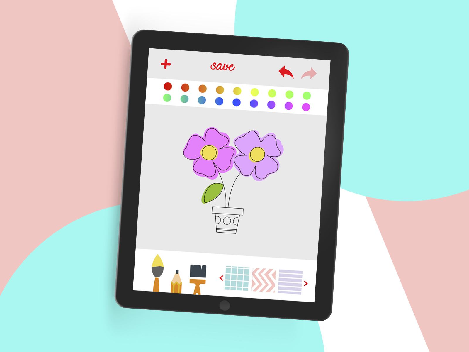 Kids Drawing app by Nizek on Dribbble