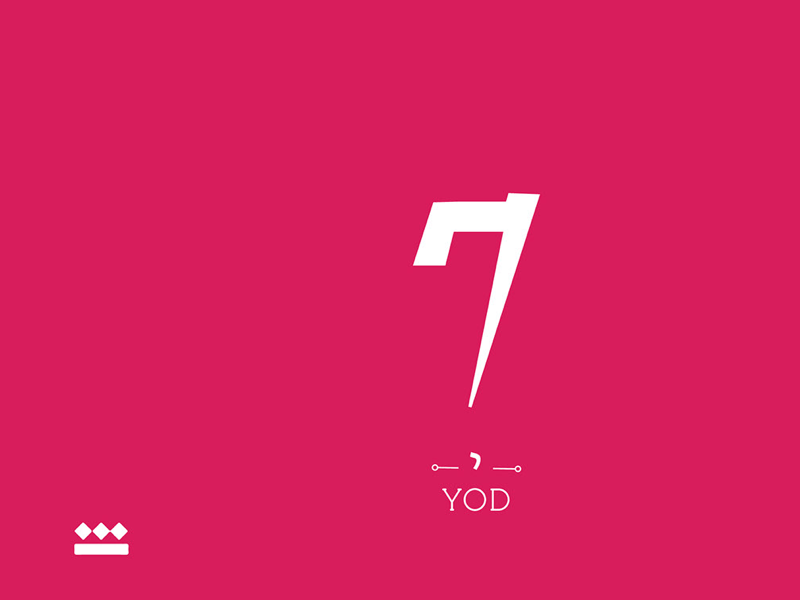 My typo YOD in #hebrew by littoz on Dribbble
