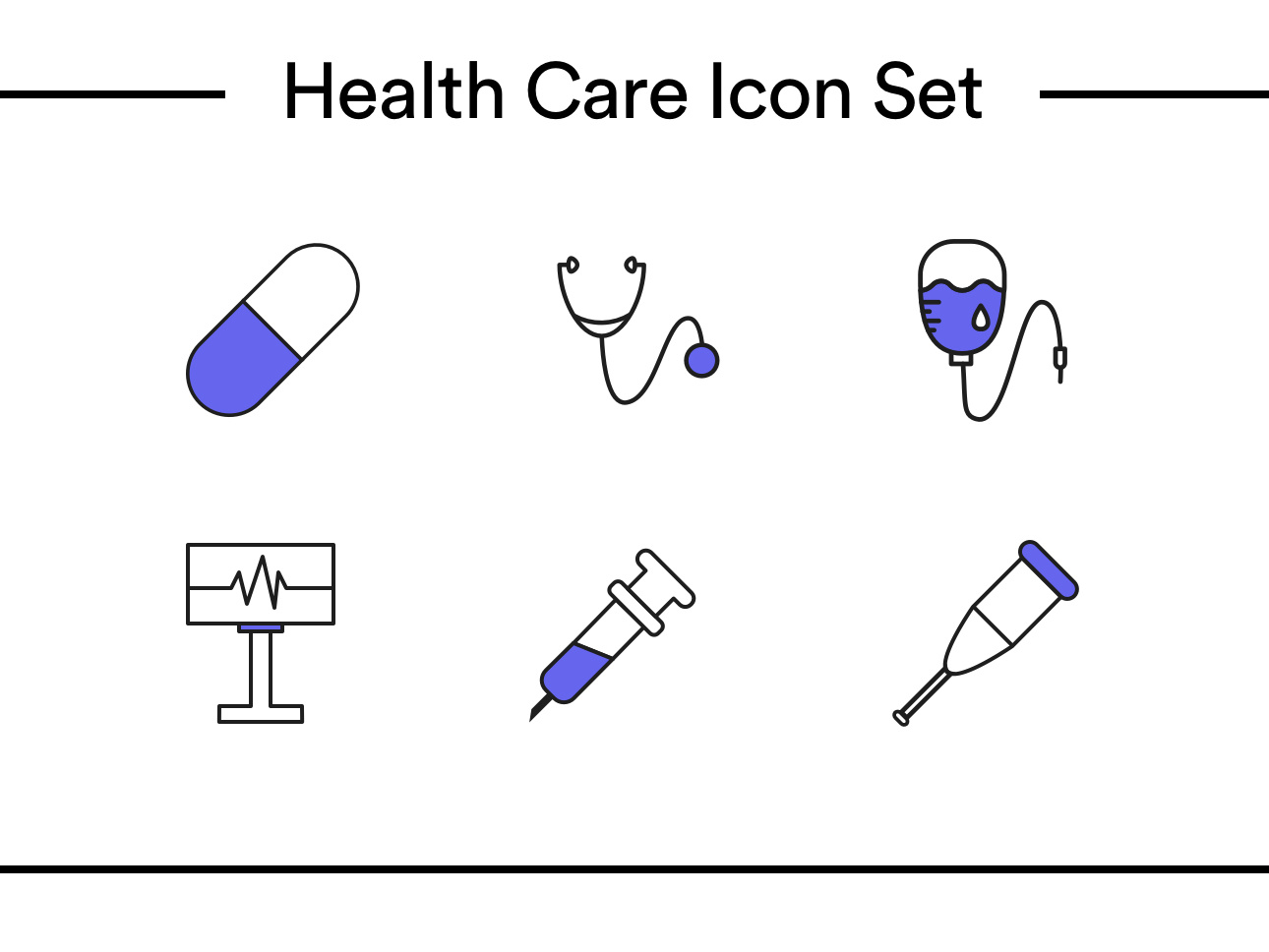 Health Care Icon Set by Alen Huang on Dribbble