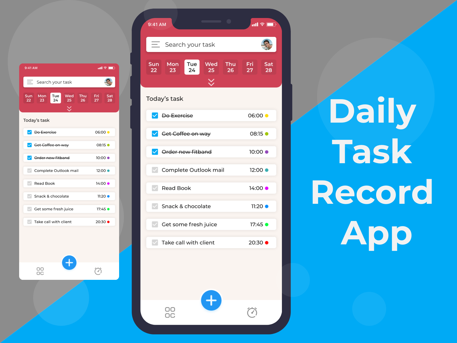 Time-management_Application_Scheduler by Nawaaz on Dribbble