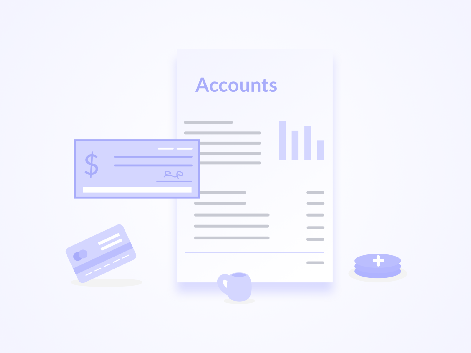 Accounts Illustration by akhil regonda on Dribbble