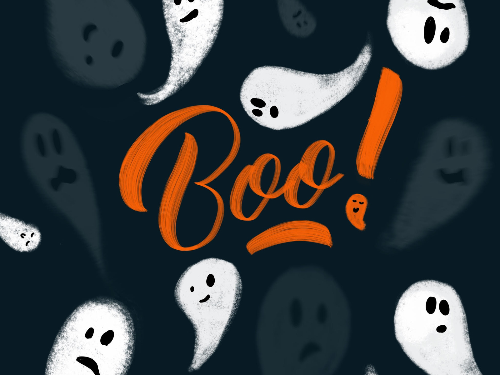 Boo! by Kerstin Ebner on Dribbble