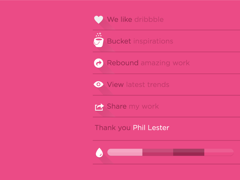 Thank you Phil by Francisca Veloso on Dribbble