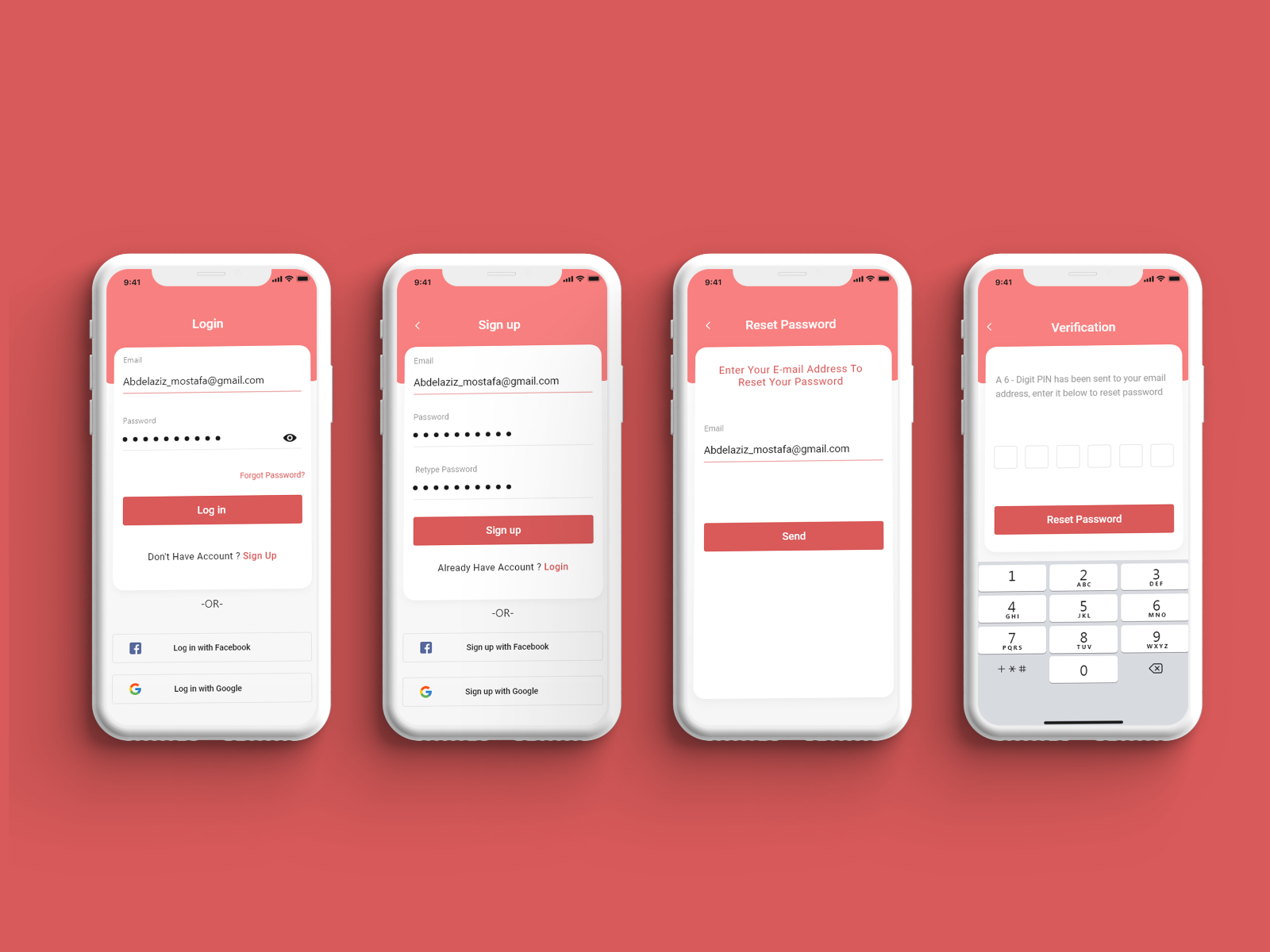 E-commerce Login & Sign up screens 🎉😍 by Abdelaziz Mostafa on Dribbble