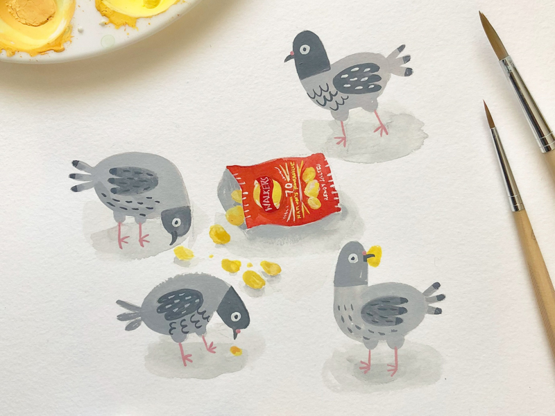 Crisps by Jacqui Lee on Dribbble