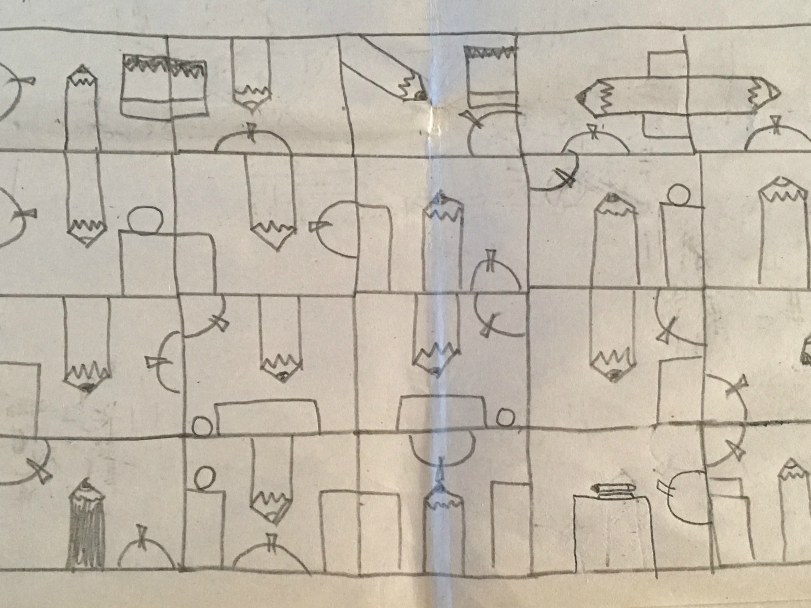 Fruit & Pencil (Panel) Sketch (2016) by Michael Cobbs on Dribbble