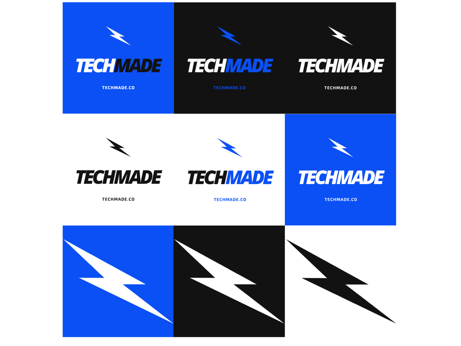 Techmade Logo Redesigns by Asim Zaidi on Dribbble