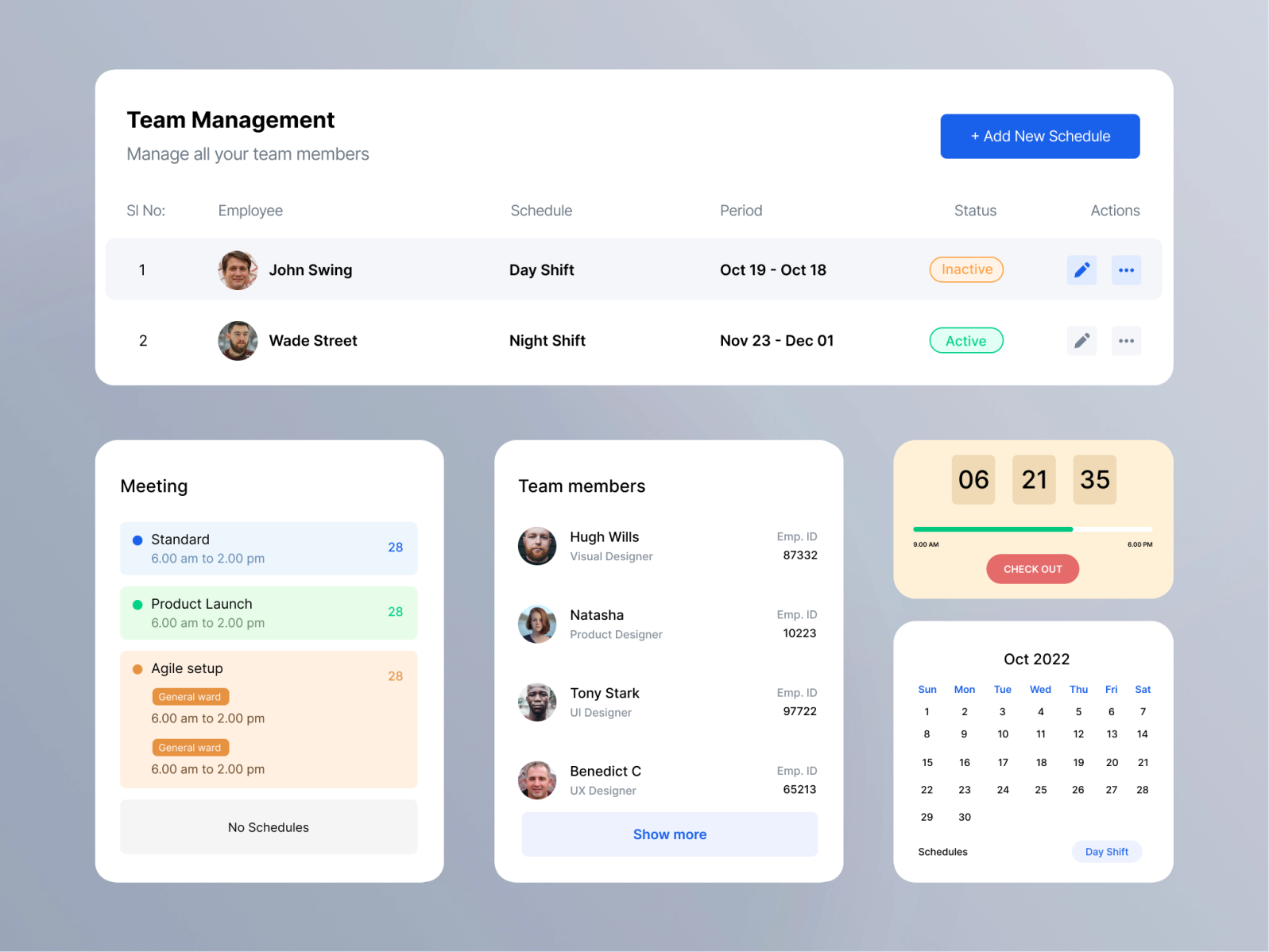 UI Components for Dashboard by Naveen M on Dribbble