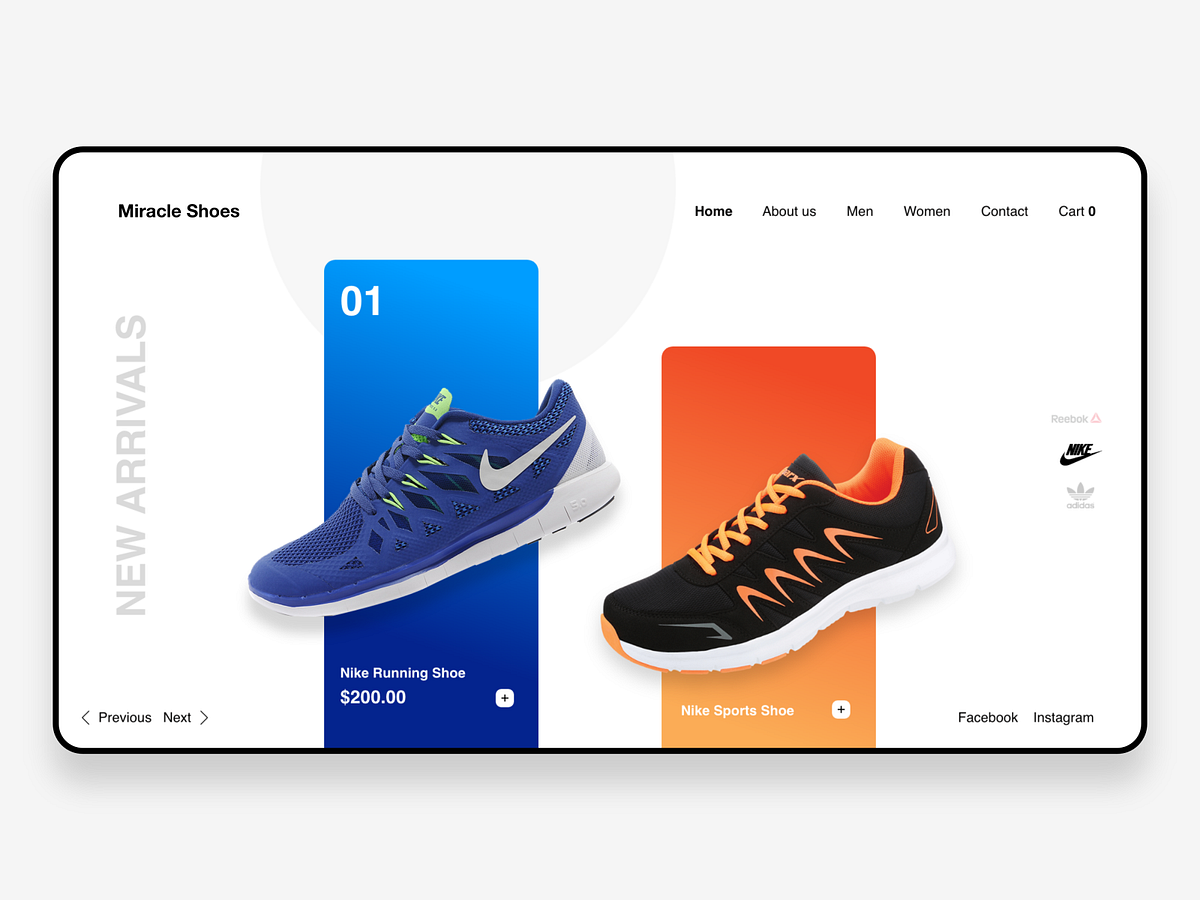 Shoe Ecommerce designs, themes, templates and downloadable graphic ...