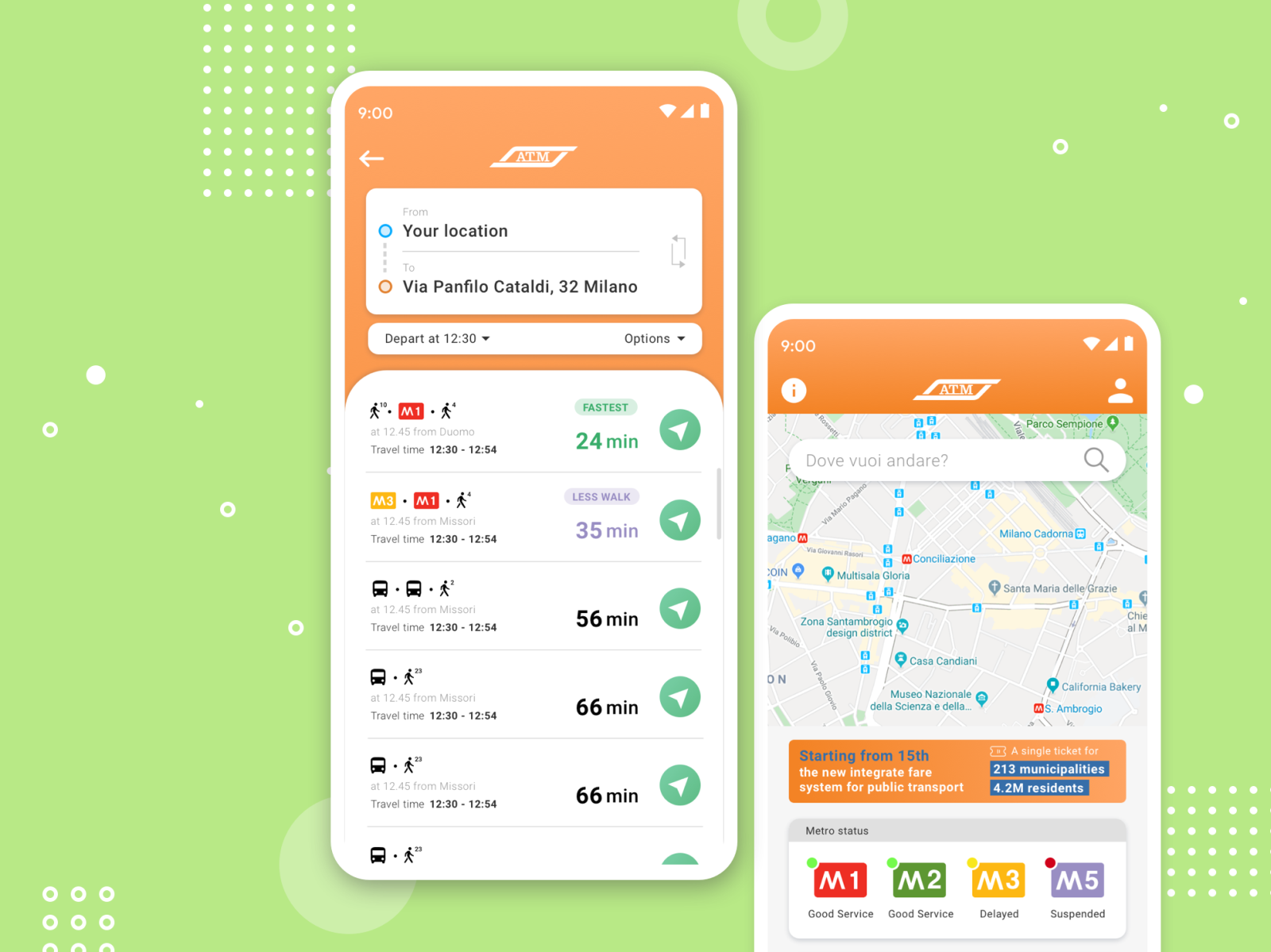 ATM mobile app redesign by Rosaria Palombino on Dribbble