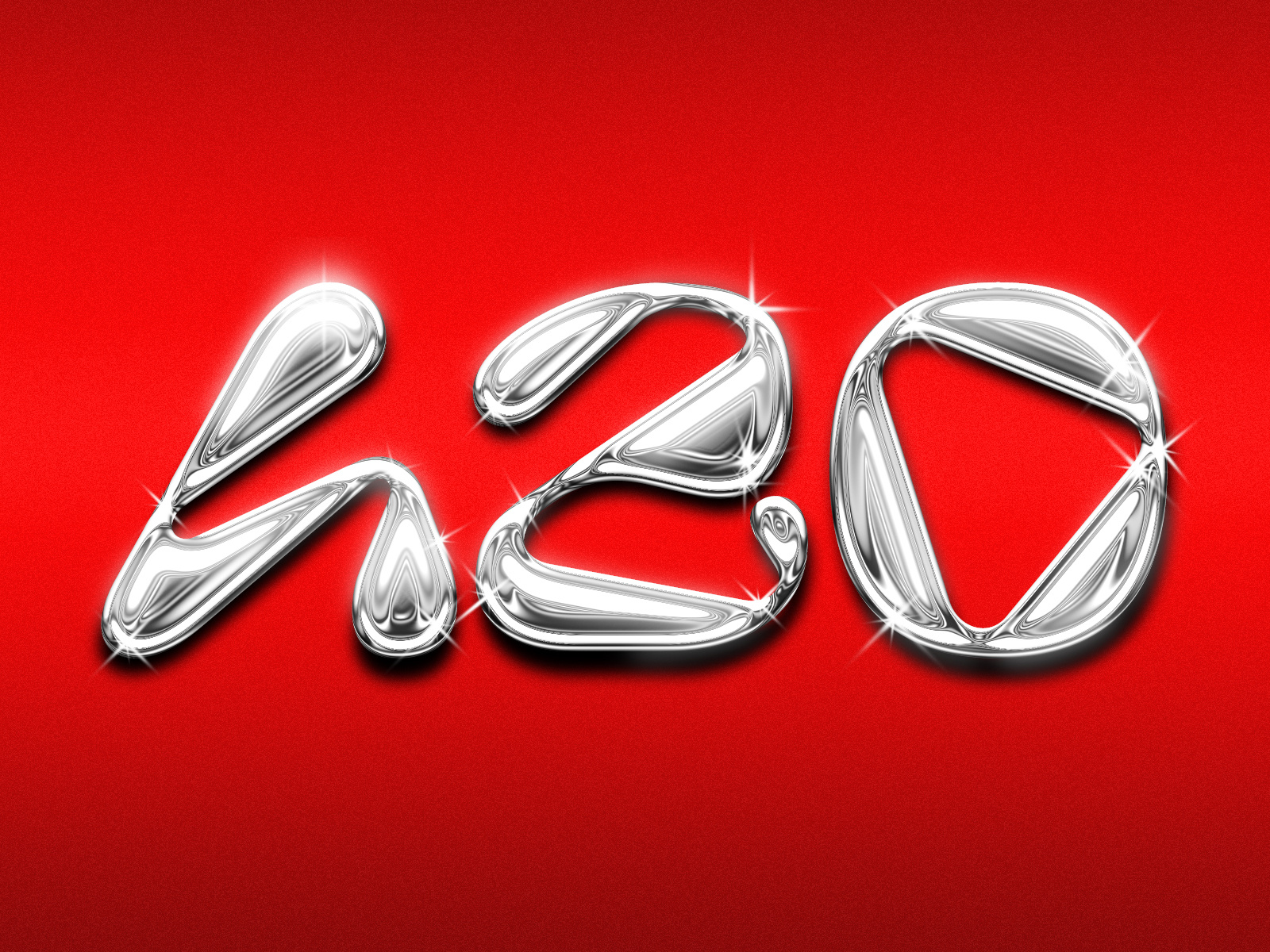 420 Chrome Type by Karan Kanojia on Dribbble
