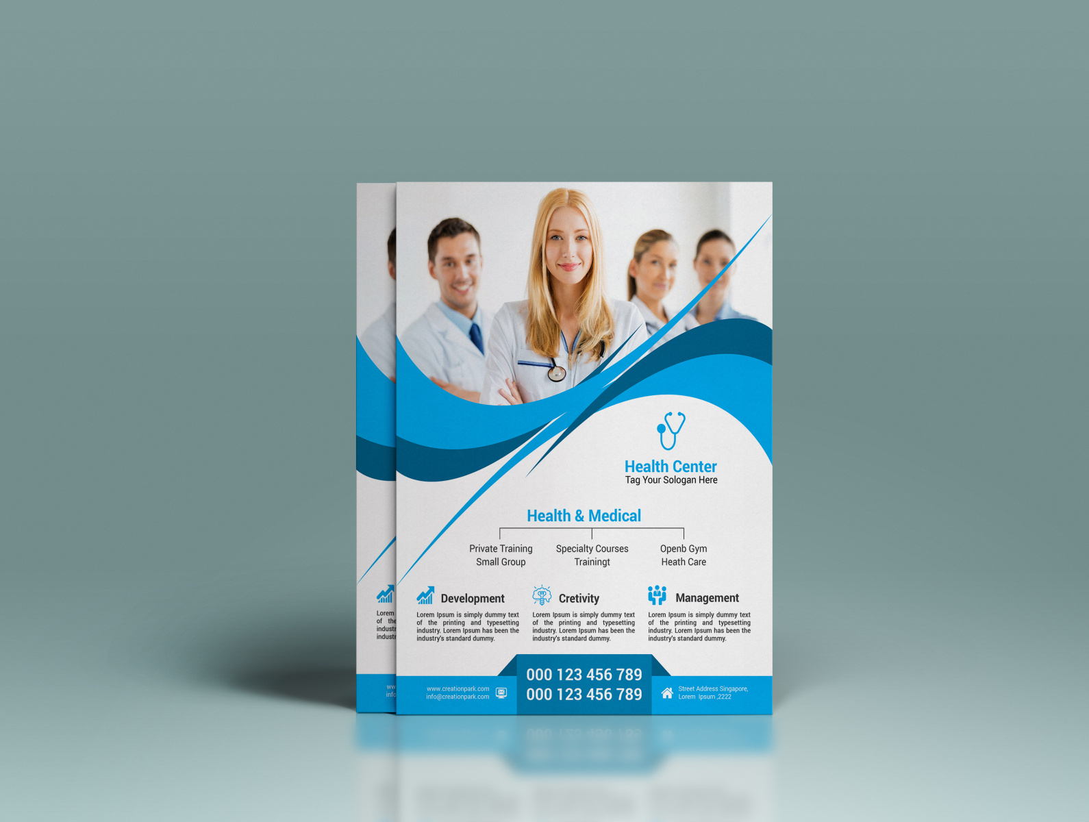 Doctor Flyer by sumi akther1 on Dribbble