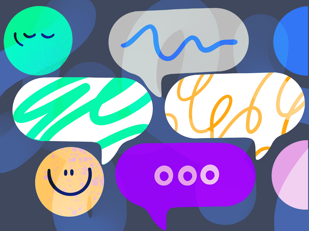 Teamwork messages 💬 by DarkCube Studio on Dribbble