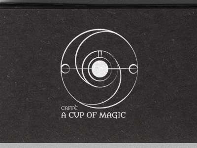 A Cup Of Magic caffe logo by Jelena Perisic on Dribbble