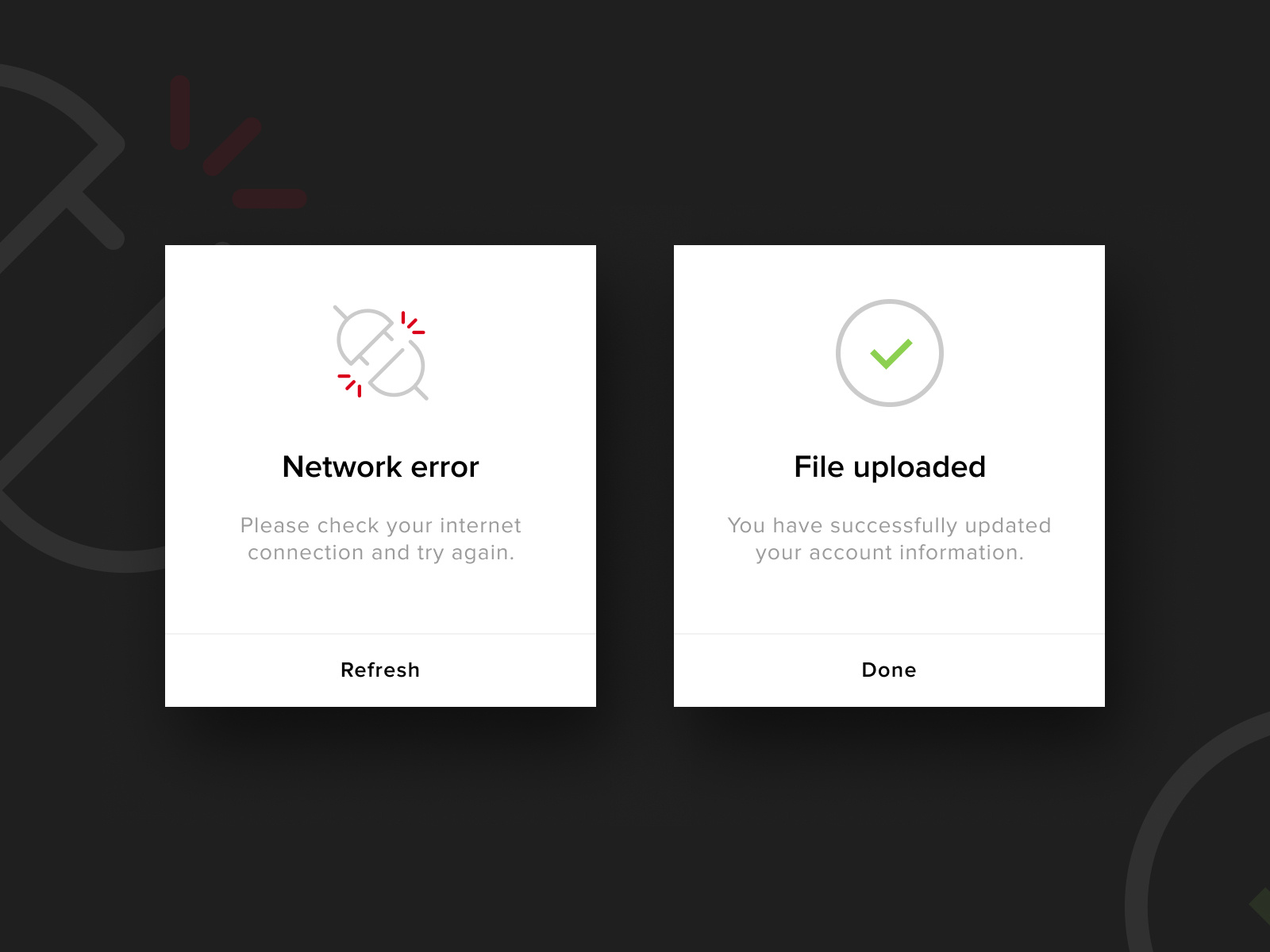 Flash Messages by Chanthet Teang on Dribbble