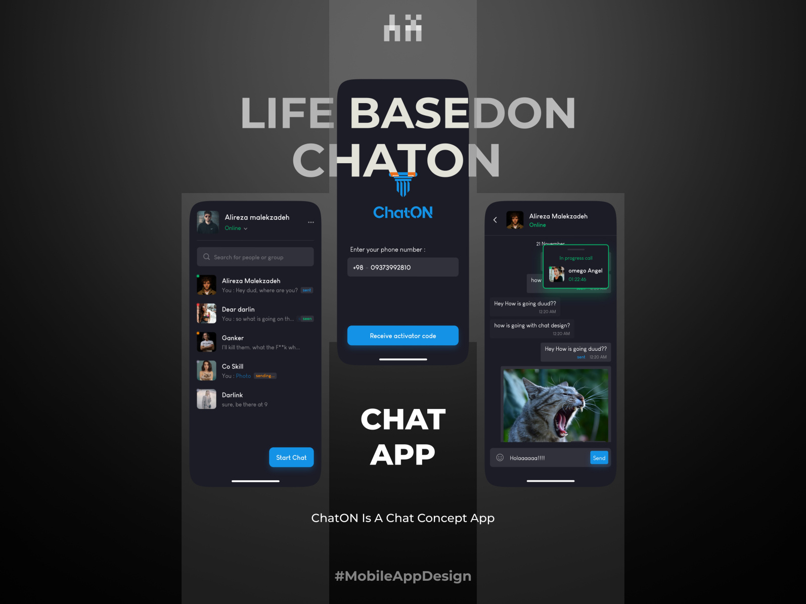 DON ChatON - Chat and call concept app by Alireza Malekzadeh - Product ...