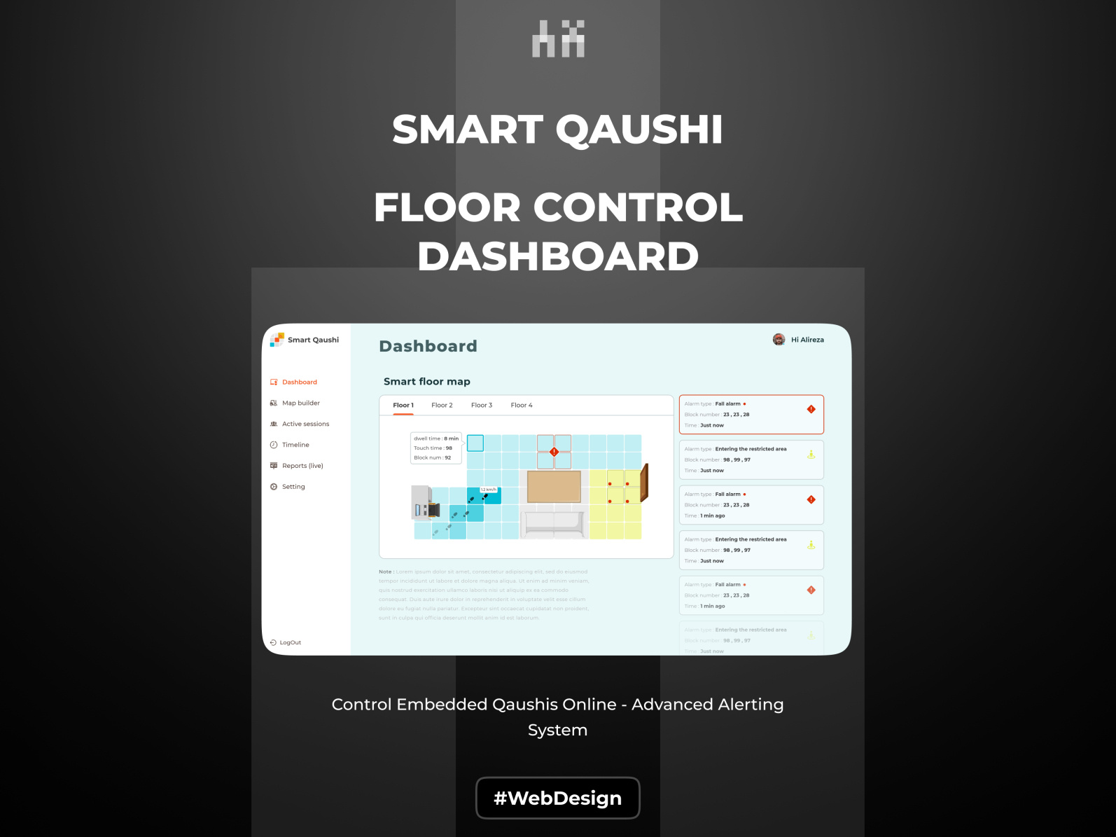 Smart Qaushi Admin panel UI design by Alireza Malekzadeh - Product ...