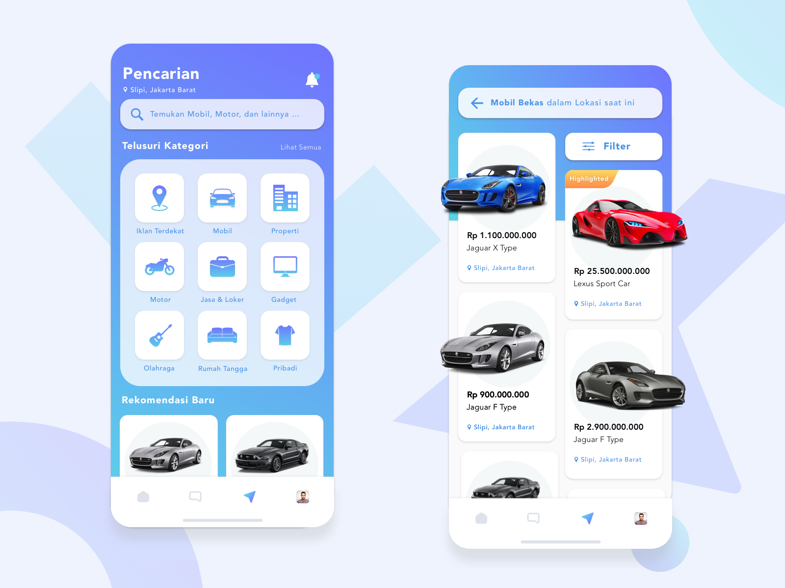 Redesign OLX by Fauzan Ibnu Sarky on Dribbble