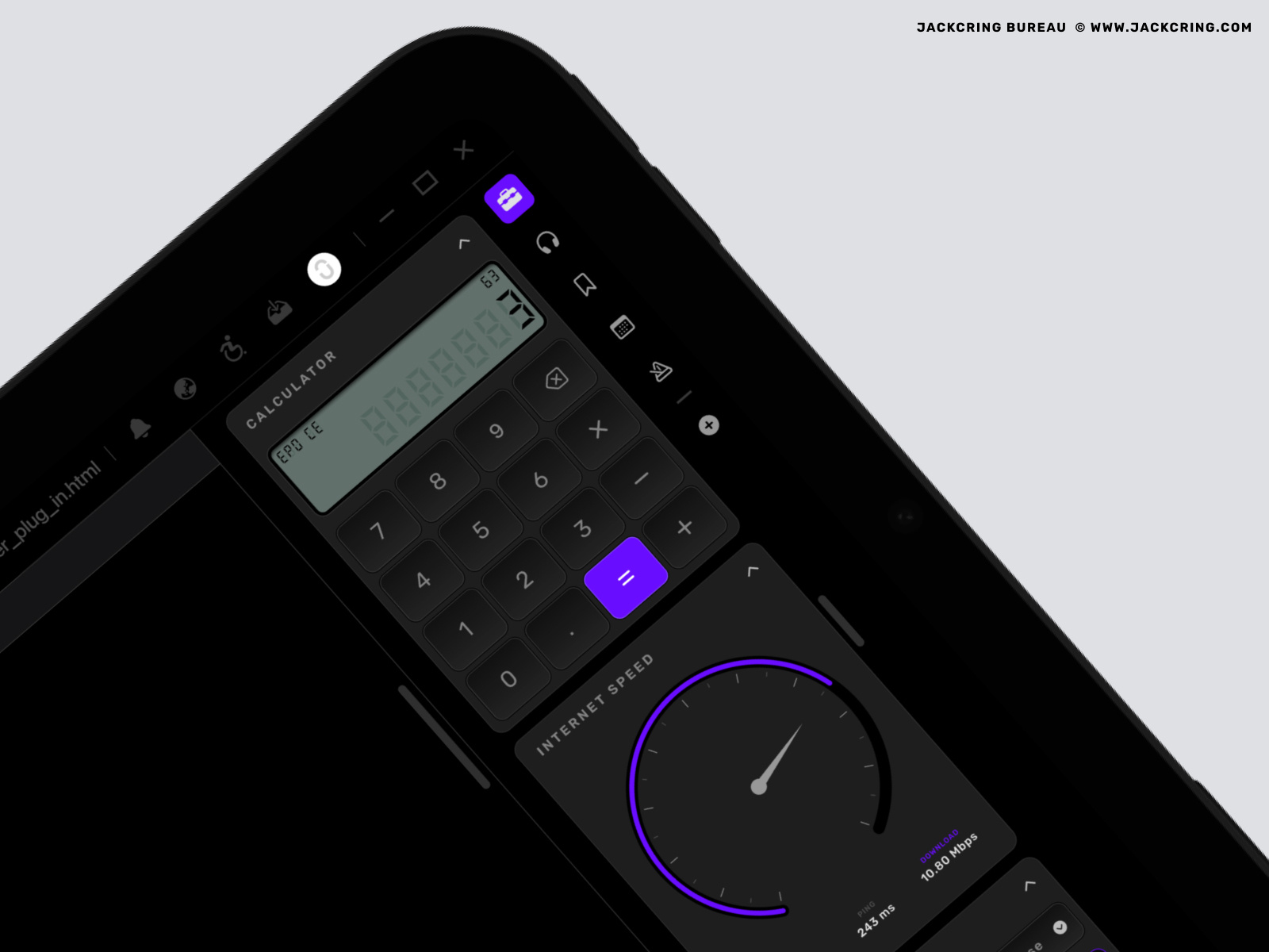 Browser Widgets - Concept by JACKCRING on Dribbble