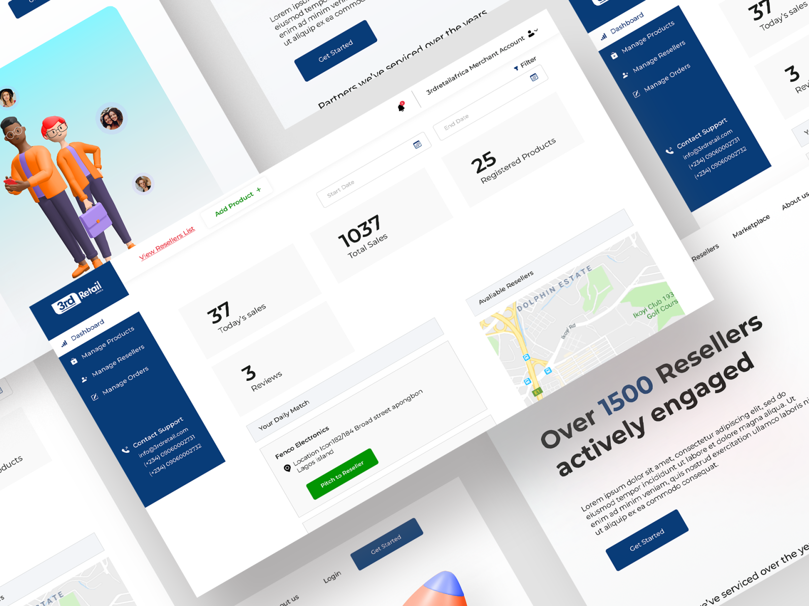 3rdRetail Redesign by EKWEALOR TOBECHUKWU on Dribbble