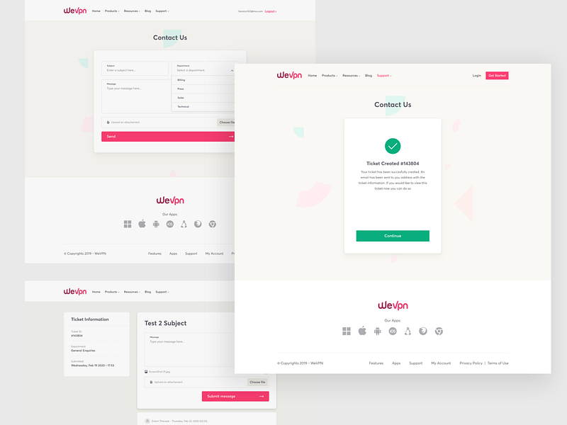 Support Ticket designs, themes, templates and downloadable graphic ...