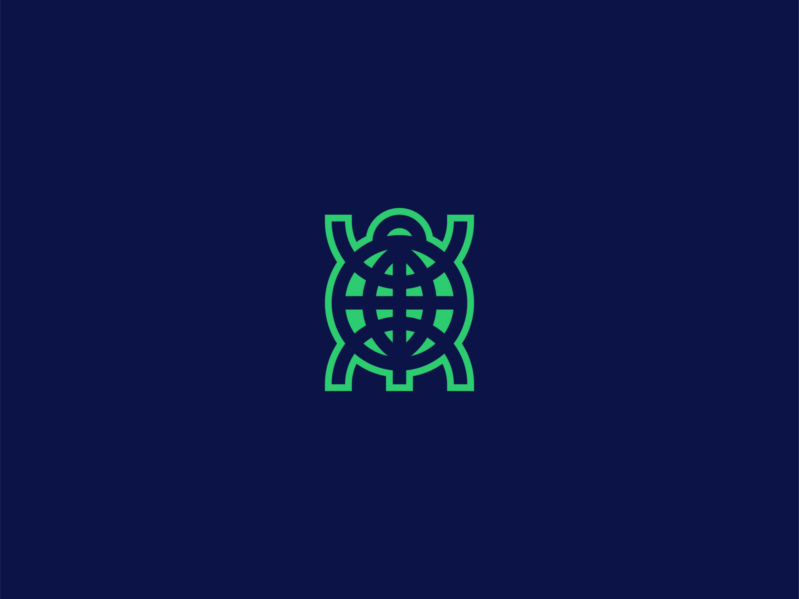 Globe + Tortoise Logo by Adam Vizi on Dribbble