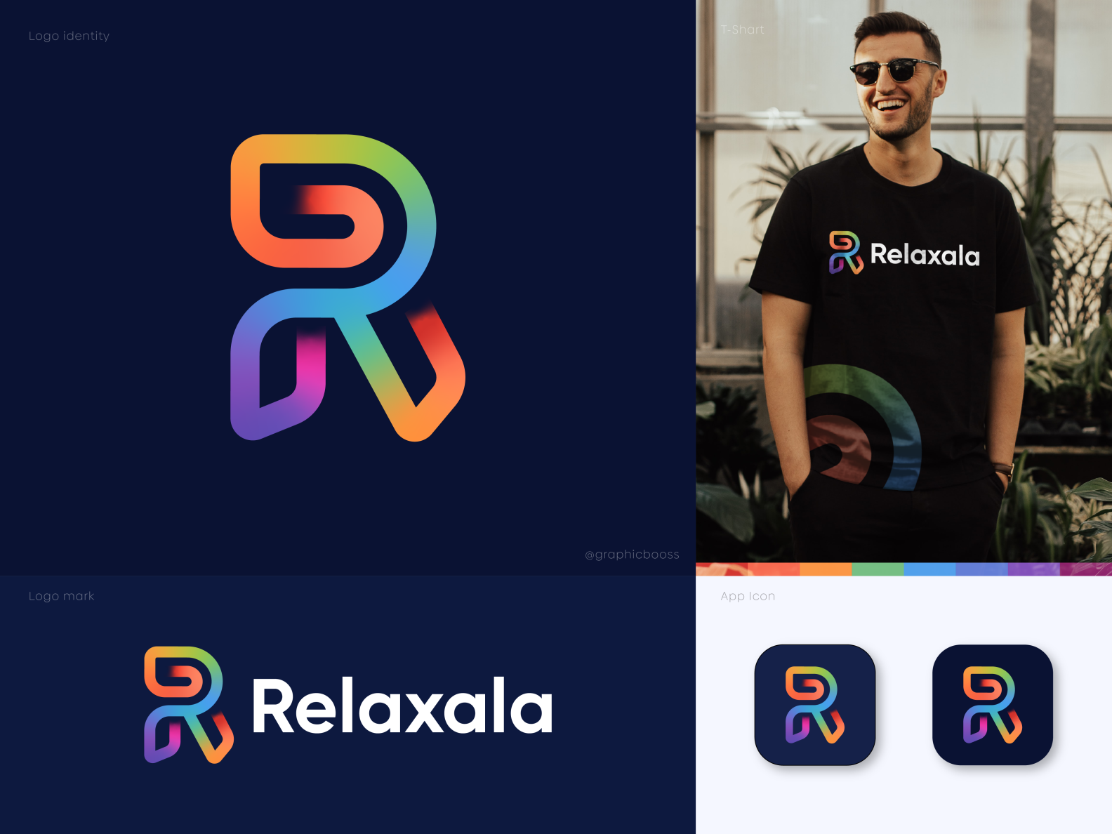 Relaxala Branding , Modern R letter logo by Md Zahid Hasan | Logo ...