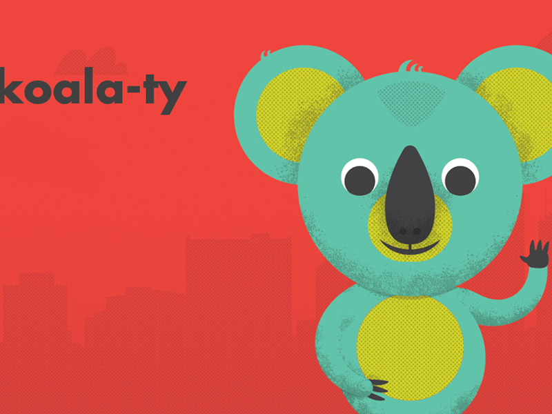 koala-ty control by Kristin Schultz on Dribbble