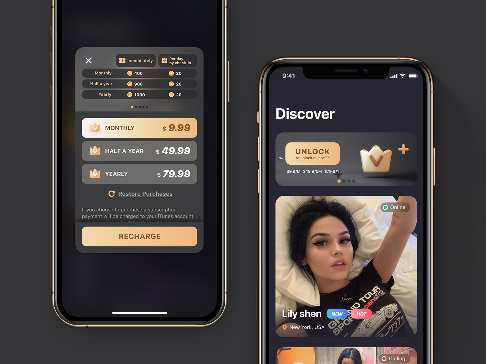 VIP System by Selicon on Dribbble