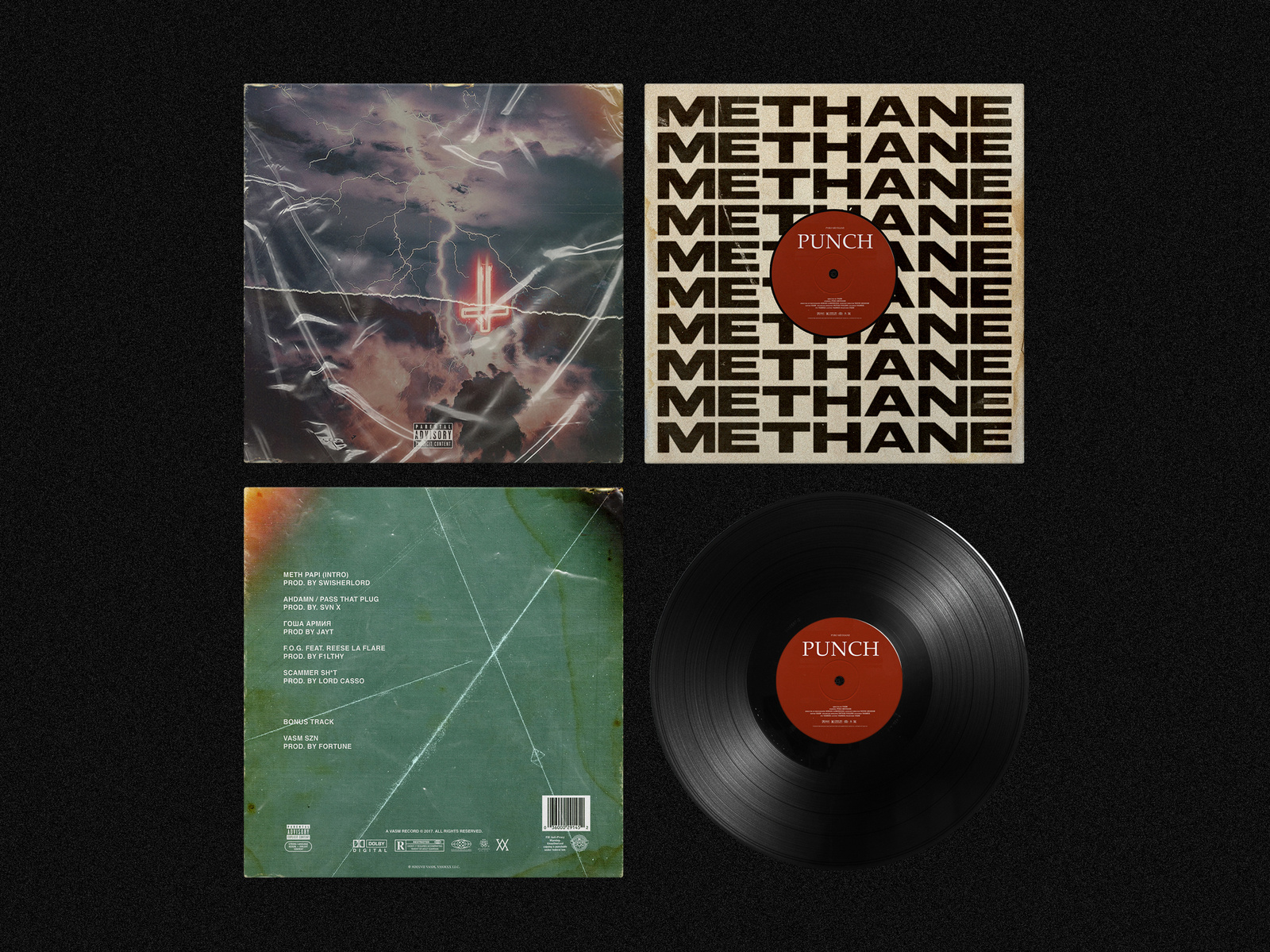 PUNCH Album Cover by Chris Carver on Dribbble