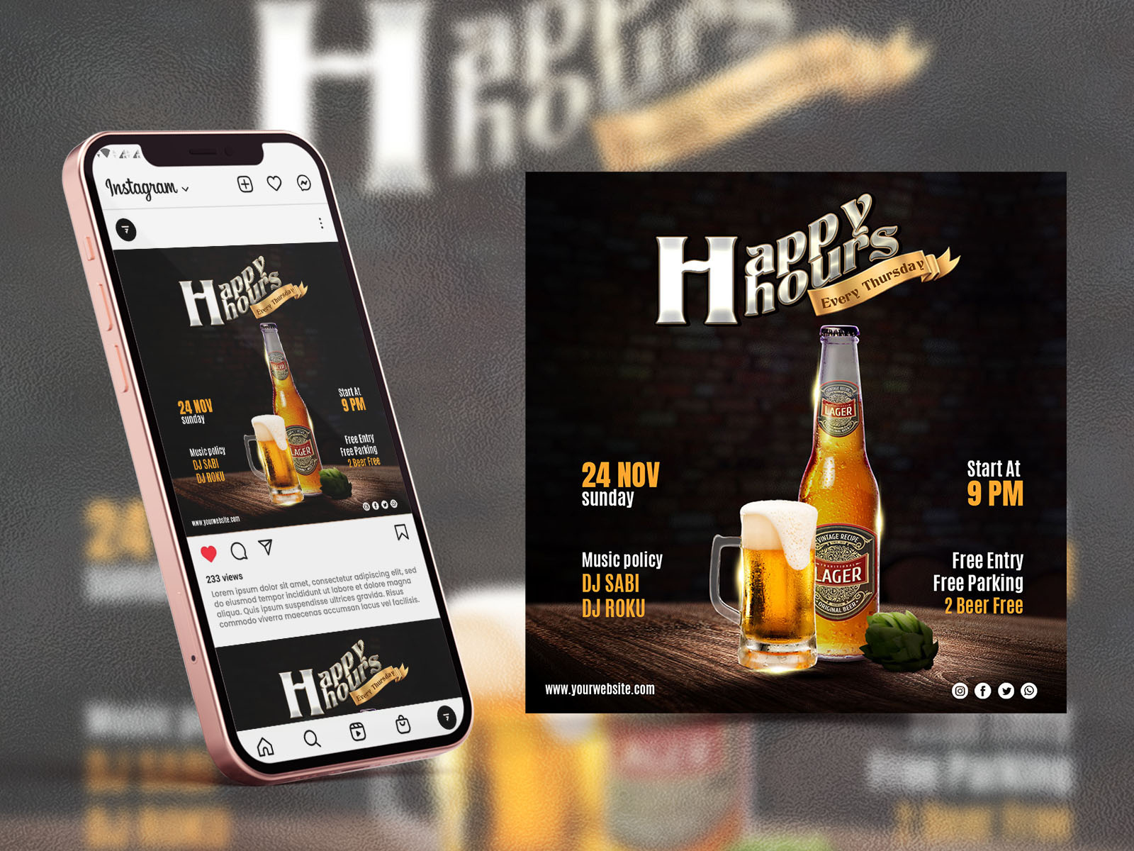 Social media and digital ads template by Sofyan Tanjung on Dribbble