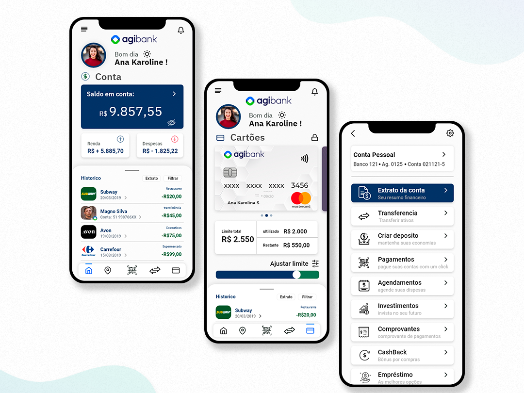 Agibank app redesign by Edemir Passos on Dribbble