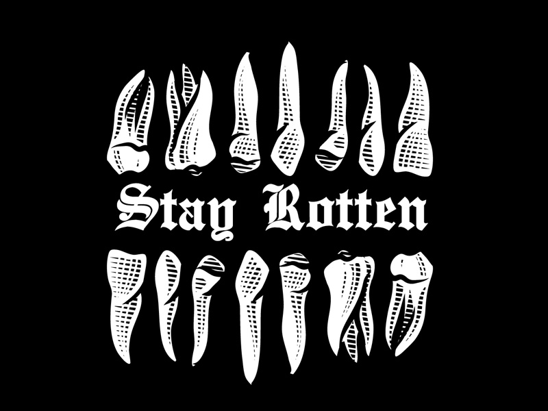 Stay Rotten! by Manuel Cetina on Dribbble
