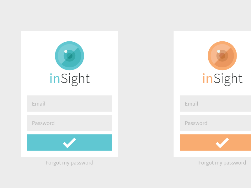 Insight Login by Justin Ledoux on Dribbble