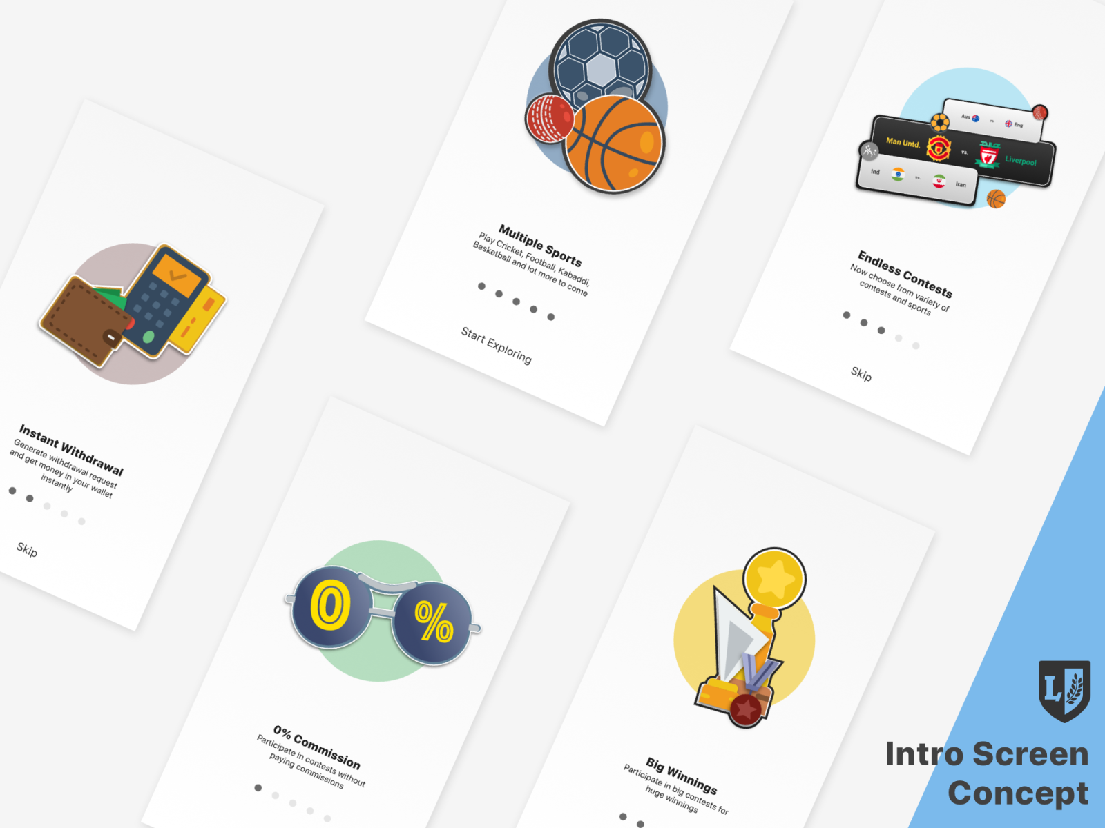 Intro Screen Concept by Digvijay on Dribbble