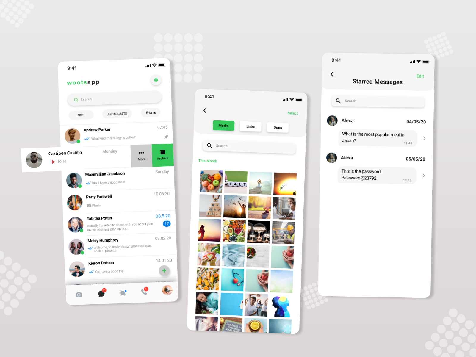 Whatsapp clone app by Primocys on Dribbble