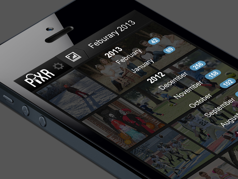 PIXR App by Mitch Barbour on Dribbble