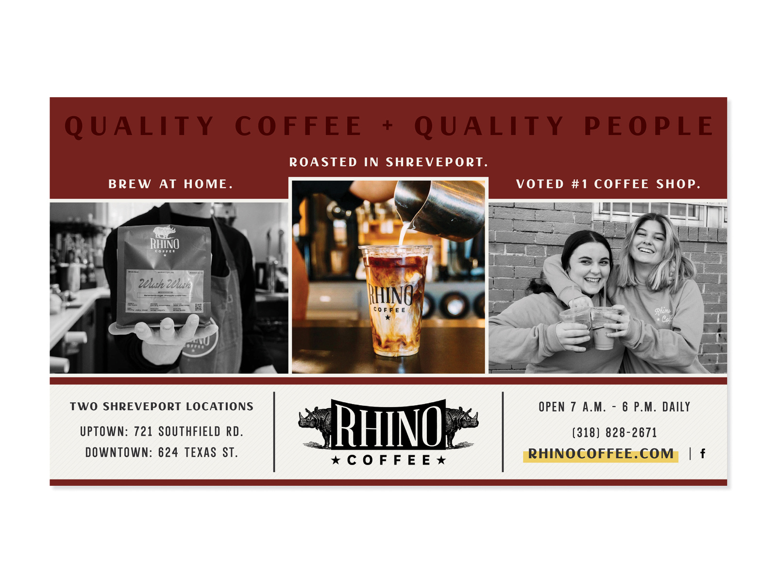 Rhino Coffee by Shelby Hulstein on Dribbble