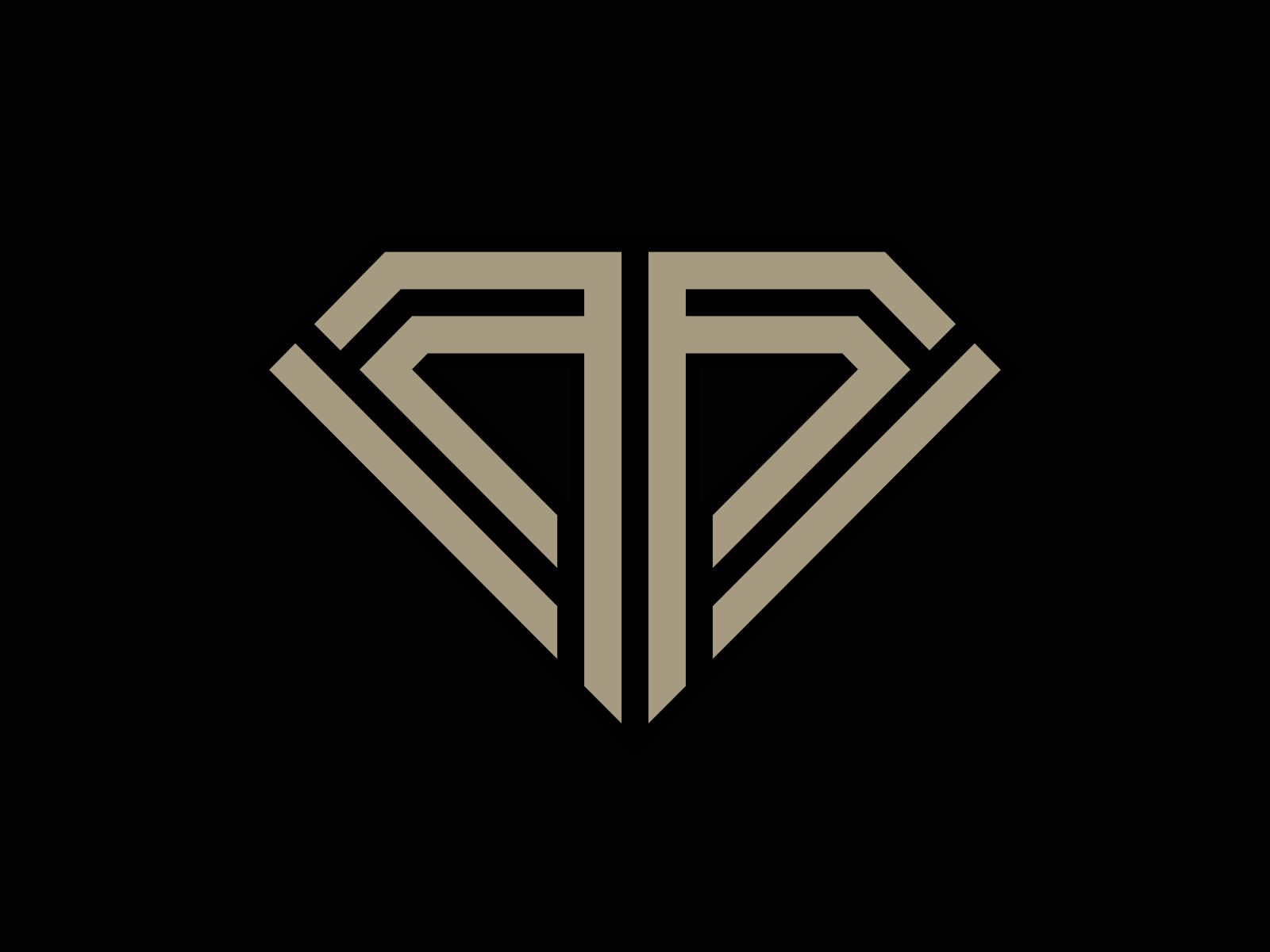 T + P + Diamond Monogram Logo Mark Design by Murat Bo on Dribbble