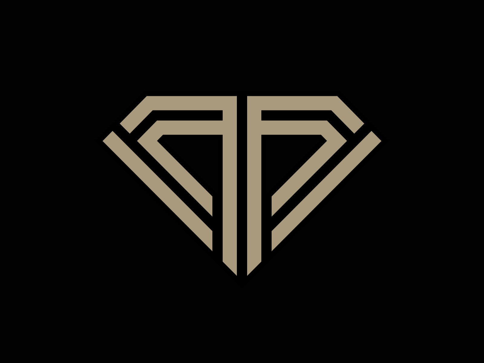 T + P + Diamond Monogram Logo Mark Design by Murat Bo on Dribbble