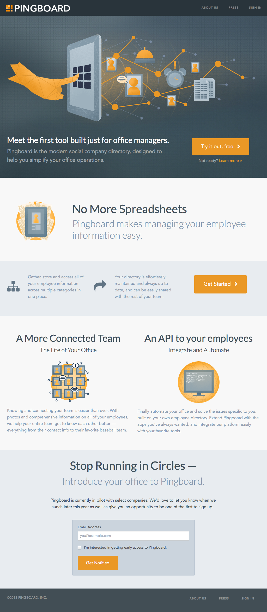 Pingboard Website by Corey Ward on Dribbble
