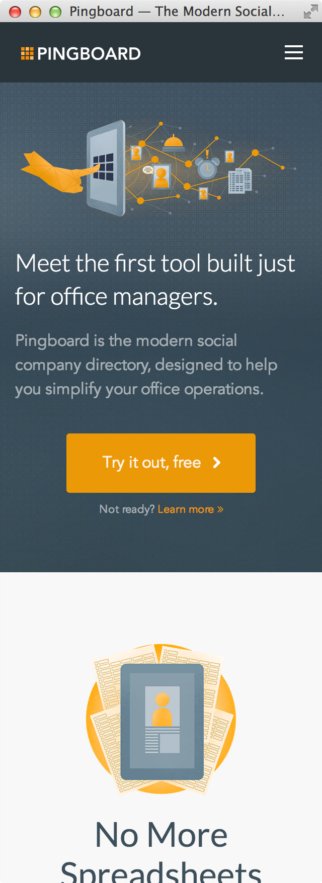 Pingboard Website by Corey Ward on Dribbble