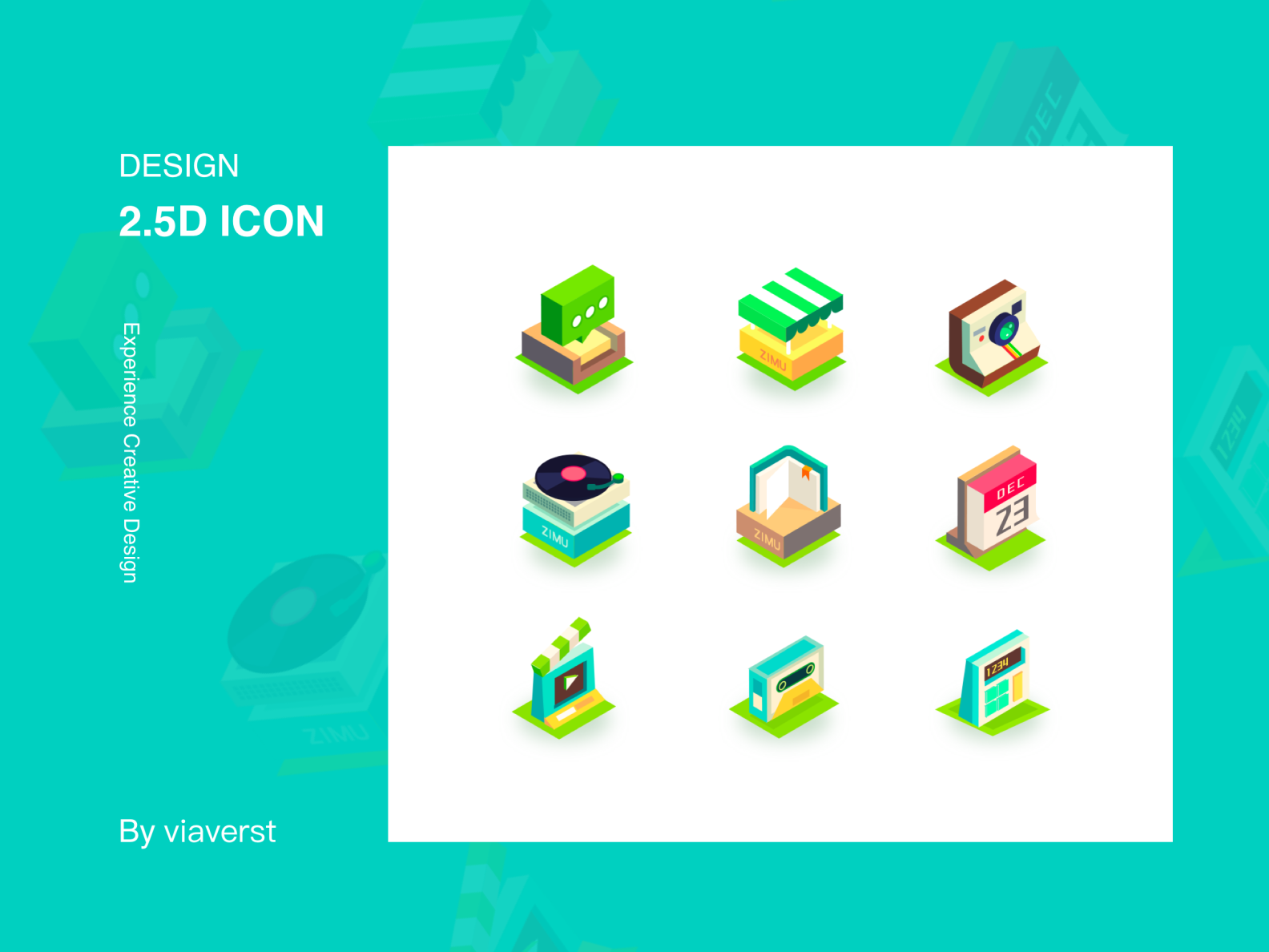 2 5d by Cindy on Dribbble