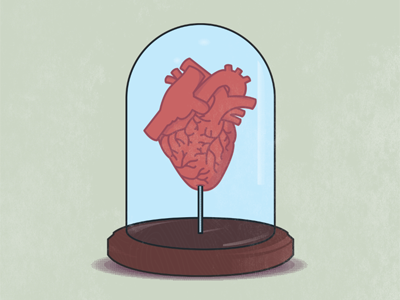 Glass Heart by Garrett DeRossett on Dribbble