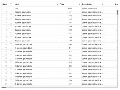Datagrid designs, themes, templates and downloadable graphic elements ...