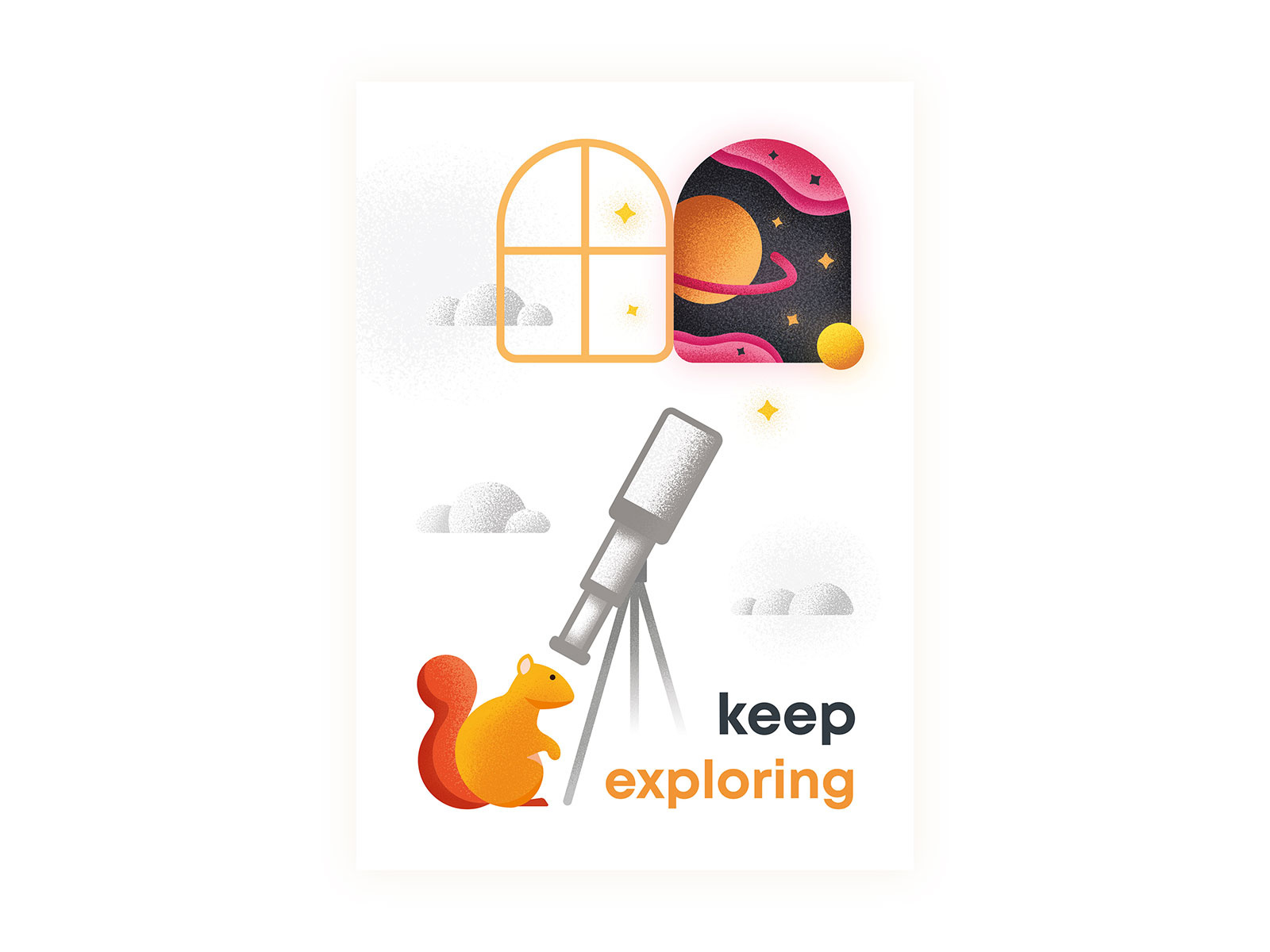 [ORIL] Keep exploring by Oleh Kravets on Dribbble